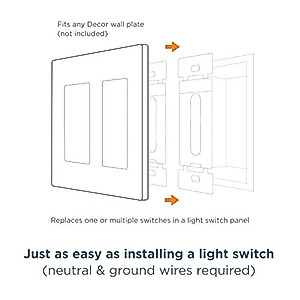 Brilliant Smart Dimmer Switch (Gray) — Compatible with Alexa, Google Assistant, Apple HomeKit, Hue, LIFX, SmartThings, TP-Link, Wemo and More
