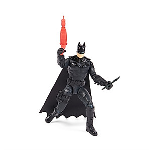 DC Comics, Batman 10cm Action Figure with 3 Accessories and Mystery Card, The Batman Movie Collectible Kids Toys for Boys and Girls Ages 3 and up