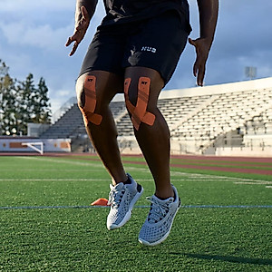 KT Tape, Pro Synthetic Kinesiology Athletic Tape, 16’ Uncut Roll, Stealth Beige