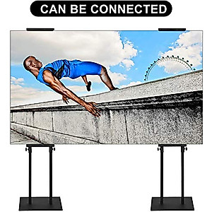 GUOHONG Poster Stand for Display Pedestal Sign Stand,Adjustable Floor Standing Sign Holder,Heavy Duty Banner Stand with Base Height Up to 75 inch Double-Sided for Board & Foam Sign (75in)