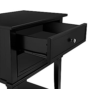Ameriwood Home Franklin Accent Table 2 Drawers, Black
