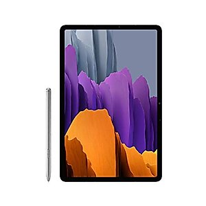 Samsung Galaxy Tab S7+ Tablet, 128GB, 12.4", WiFi Mystic Silver (Renewed)