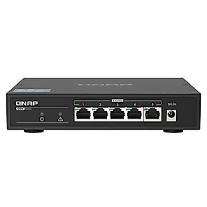 QNAP QSW-1105-5T 5-Port Unmanaged 2.5GbE Switch Broadcom BCM53161 Chipset