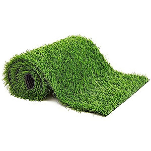 14x48-Inch Faux Grass Table Runner for Spring, Summer Table Centerpieces, Wedding Banquets, Sports-Themed Parties, Celebrations, Rustic-Style Decor (20mm Pile Height)