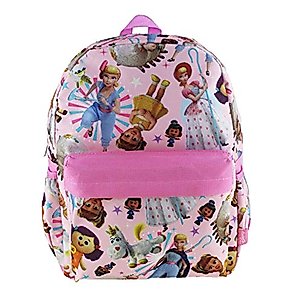 Toy Story 4-16 inch All Over Print Deluxe Backpack With Laptop Compartment