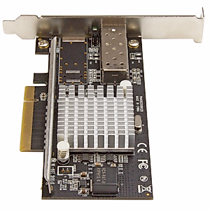 StarTech.com 10G Network Card - MM/SM - 1x Single 10G SPF+ Slot - Intel 82599 Chip - Gigabit Ethernet Card - Intel NIC Card (PEX10000SFPI)