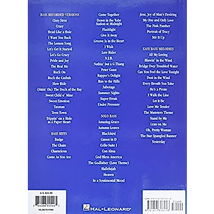 The Ultimate Bass Songbook: The Complete Resource for Every Bass Player!