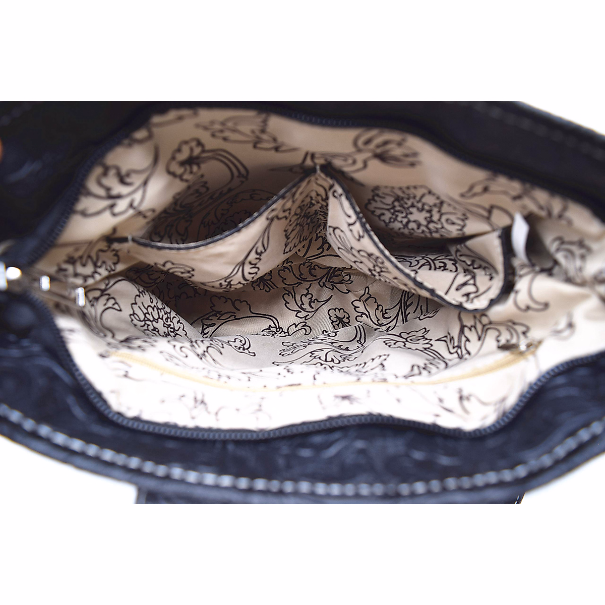 Camouflage Rhinestone Cross Pistol Buckle Western Crossbody Handbags Cowgirl Country Studded Purse Women Single Shoulder Bag (#1 Black)