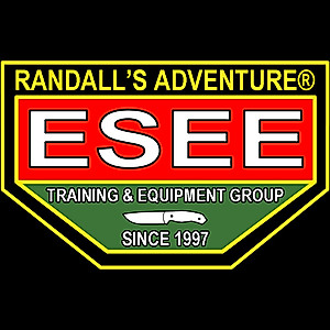 ESEE Authentic Candiru Tactical Survival Knife - Molded Sheath Belt Clip Plate (Dark Earth Blade, Black Molded Sheath)