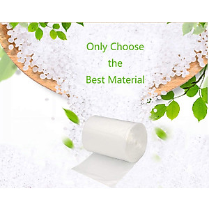 Gereen 8-12 Gallon Clear Trash bag Garbage Bag Trash Can Liner (8-12 Gallon (100 Bags))