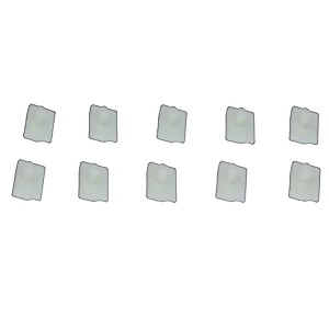 Akozon 10PCS Chain Guide, MS290 381 360 390 440 640 660 Anti-dust Cover pad Bumper Strip Fit for Slider Steele Accessories Garden Tool Chainsaw Replace Parts