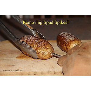 Spud Spikes 6-Inch Potato Baking Nails Food-Grade Stainless Steel, 1 Set of 4