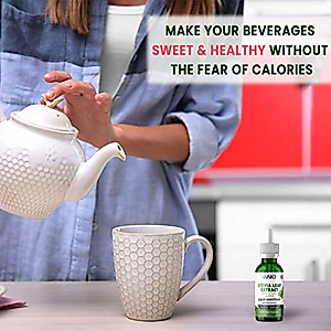 AKI Liquid Stevia Drops Sweetener (1.75 fl oz / 50 ml) Ideal for Coffee, Tea, Iced tea, Lemonade, Frostings, Smoothie, other Beverages or Yogurt | NON-GMO, Sugar-Free | Pack of 1