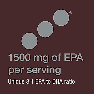 Nature's Way NutraSea HP Omega-3 Fish Oil 1500mg EPA + 500mg DHA Zesty Lemon Flavored 120 Softgels