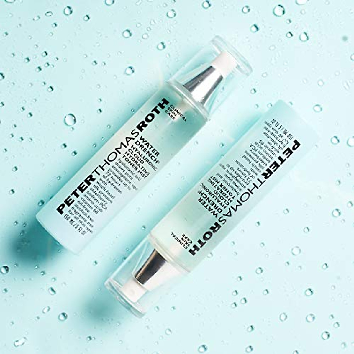 Peter Thomas Roth Water Drench Hyaluronic Cloud Hydrating Toner Mist with Witch Hazel, Up to 72 Hours of Hydration, Helps Reduce the Look of Fine Lines, Wrinkles and Pores