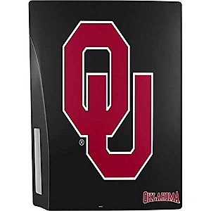 Skinit Decal Gaming Skin Compatible with PS5 Bundle - Officially Licensed University of Oklahoma Sooners Black Design