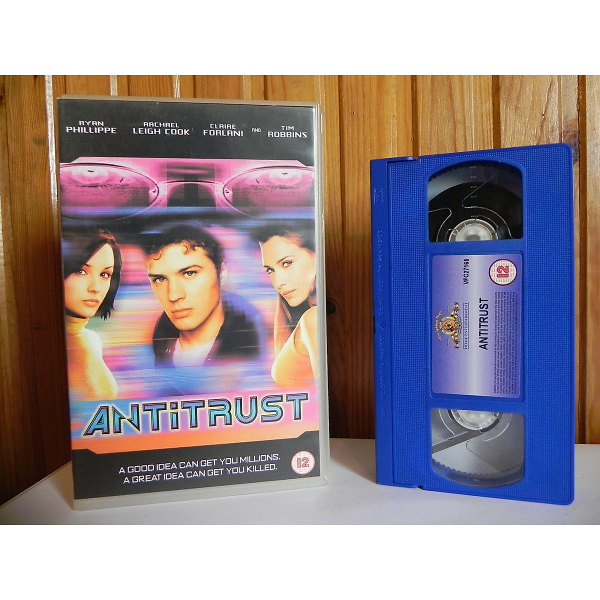 Antitrust - Thriller - Ex-rental - Ryan Phillippe - Tim Robbins - Big Box - VHS