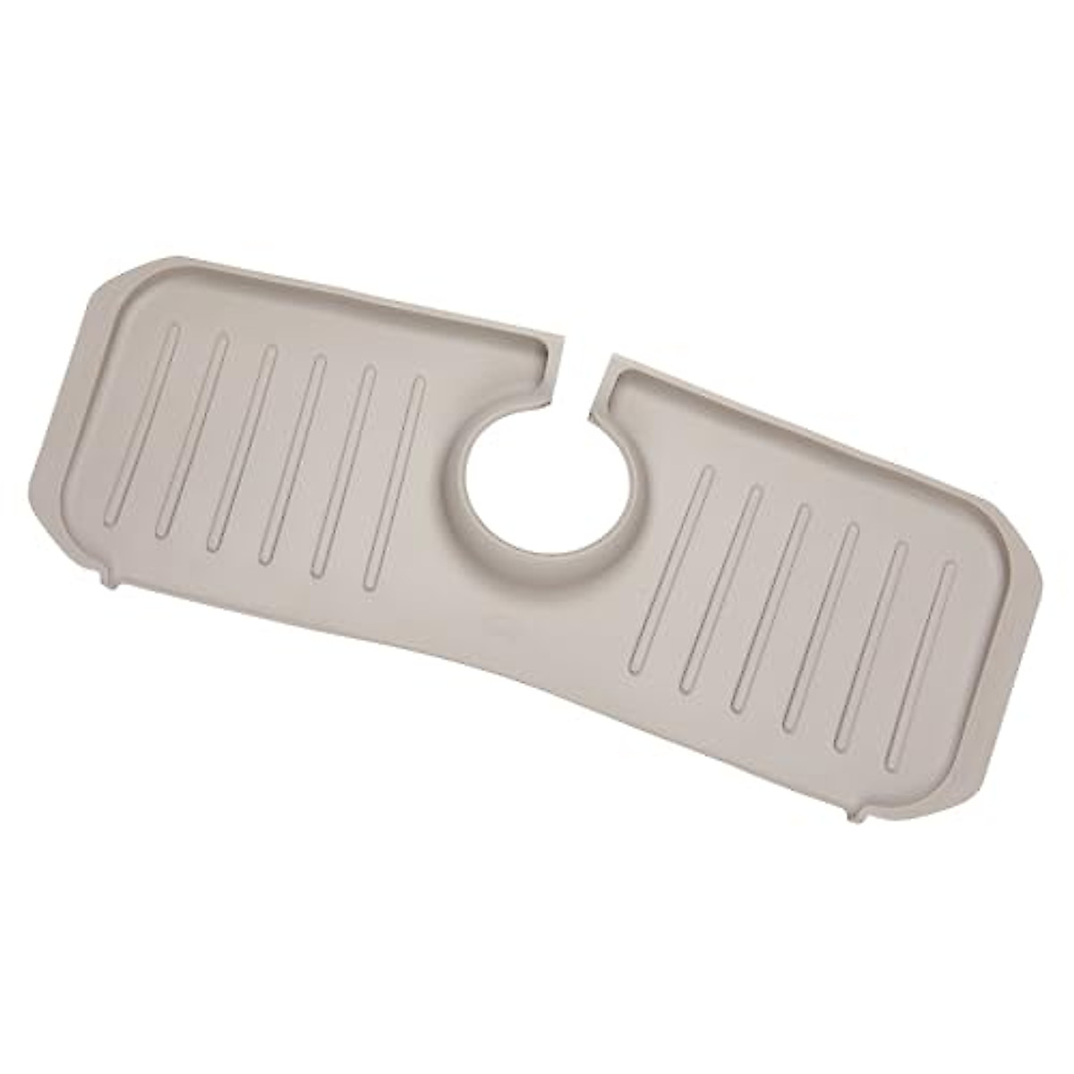 Clorox KeptClean Kitchen Faucet Splash Guard, one size, Almond Cream