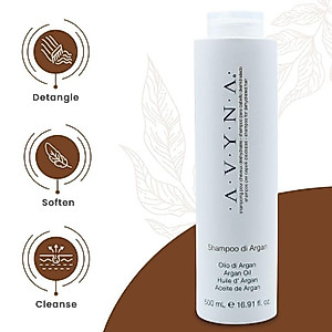 Avyna Shampoo laluronico Intensive Hair 500ml, 16.91 Fl Oz (Pack of 1)