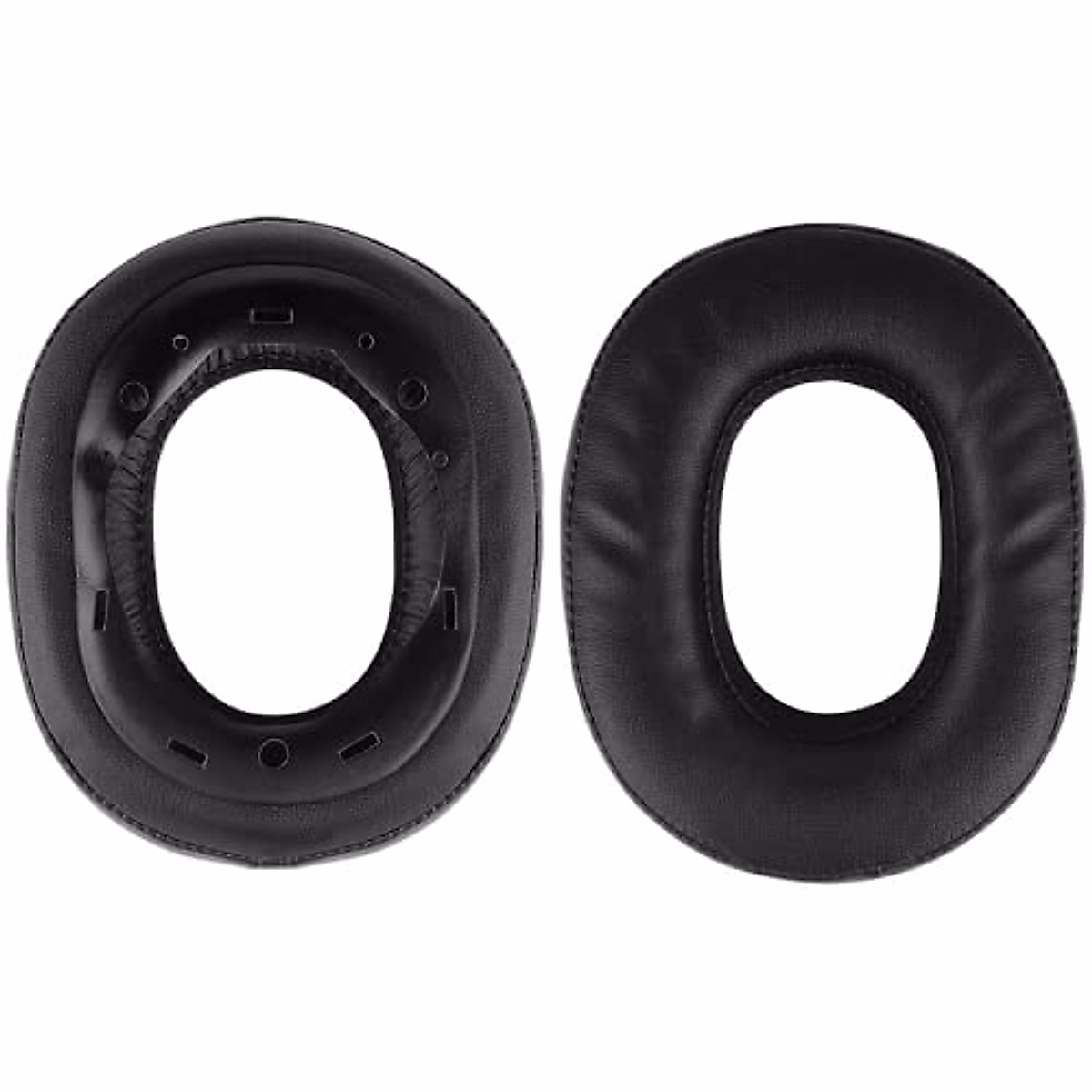 MDR-HW700 Ear Pads, Replacement Protein Leather Earpads Memory Foam Ear Cushions Repair Parts for Sony MDR-HW700 MDR-HW700DS MDR HW700 HW700DS Headphones - Black