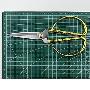 Fengtaiyuan J08A1, Stainless Steel Scissors, Office, Tailor Cutting, golden scissors (J08A1)