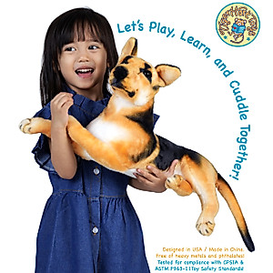 TigerHart Hero The German Shepherd - 19 Inch Stuffed Animal Plush Dog