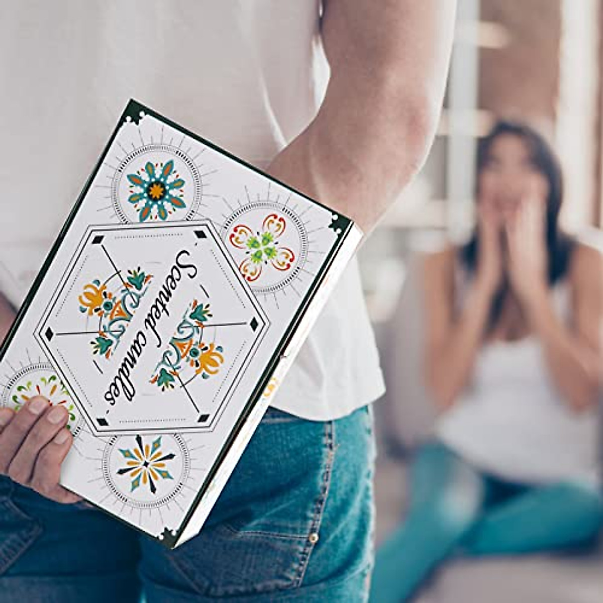 Scented Candles Gift for Teachers Women, 12 Pack 180H Soy Candles for Home Scented, 2.5 Oz Jar Candles, Teacher‘s Day Scented Candles Gift for Wife Women Mom Lovers Girlfriend.