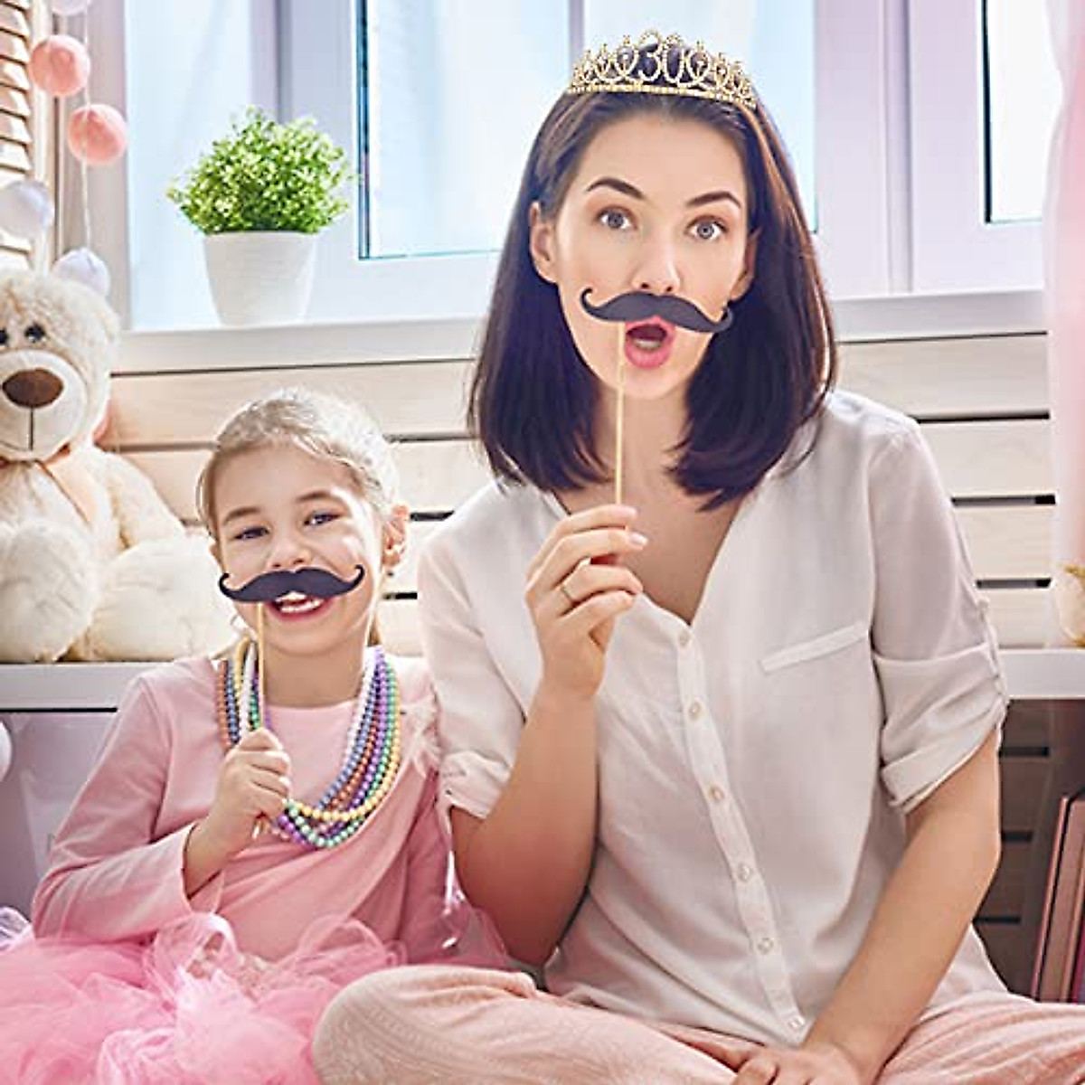 AOPRIE Birthday Crown for Women 30 Talk Thirty To Me Birthday Sash for Women Girls Gold Birthday Tiara 30th Birthday Gifts Her Him Decoration for Women Princess Crown Rhinestone Headband Happy Birthday Accessories