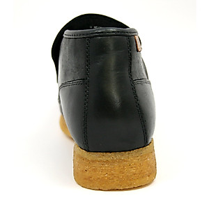 British Collection Men's BWB Slip on Shoe, Black Leather, 9 M