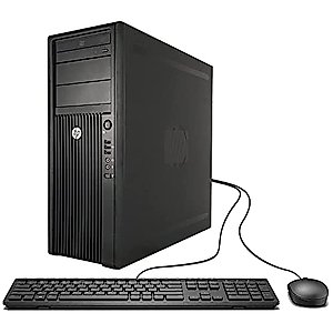 HP Z420 Workstation, Quad Core Xeon CPU upto 3.8GHz CPU, 16GB DDR3 RAM, New 240GB SSD & New 1TB HDD, Windows 10 Pro, USB 3.0, Nvidia Quadro 2000 1GB Video Card, WiFi (Renewed)