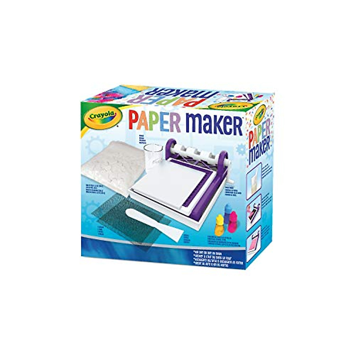 Crayola Paper Maker, Paper Making DIY Craft Kit, Gift for Kids, 7, 8, 9, 10