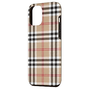 iPhone 12 Pro Max Checkered Plaid Flannel Gingham Pattern Case