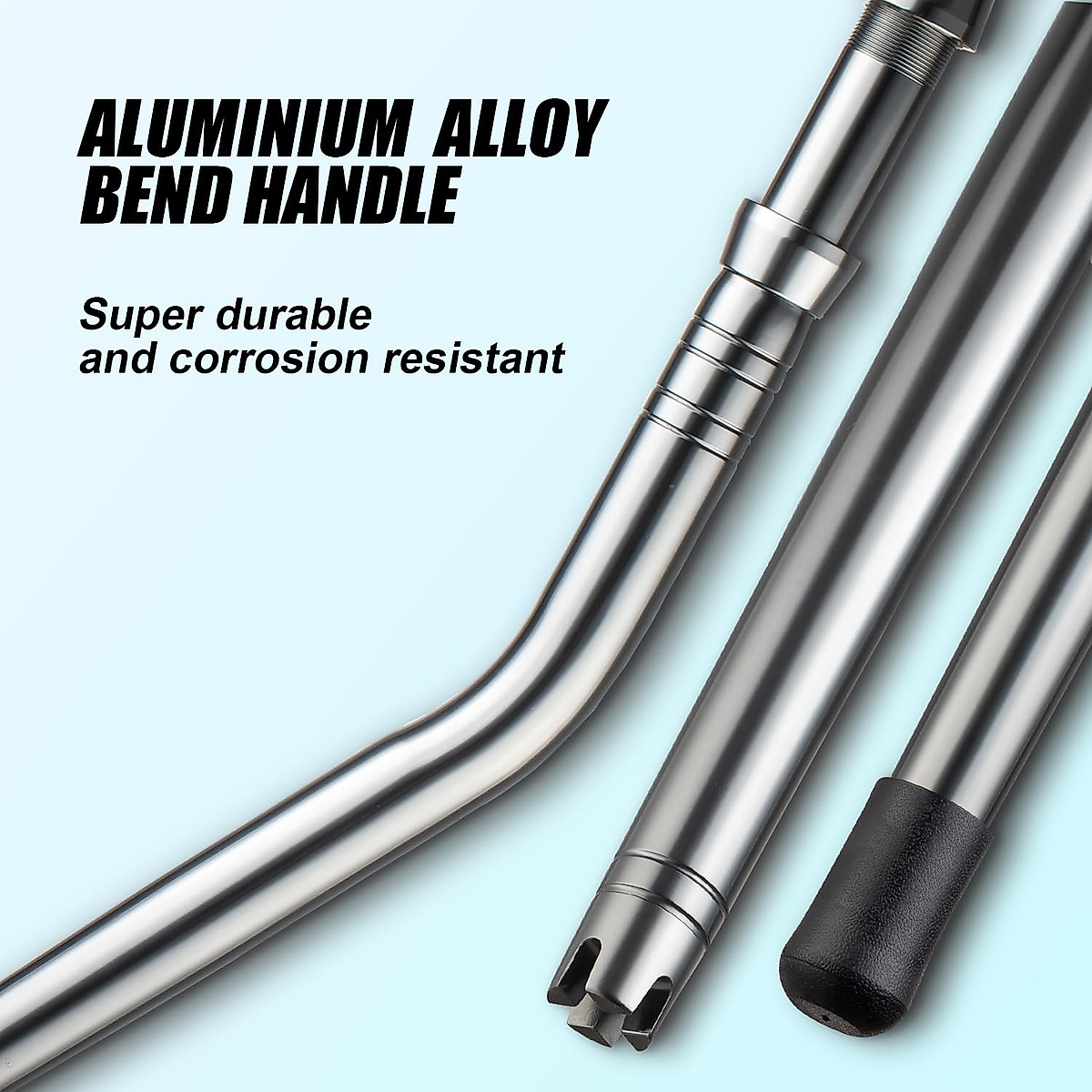 FISHAPPY Saltwater Offshore Bent Butt Heavy Trolling Fishing Rod Big Game Conventional Boat Fishing Rod with Roller Guides 6' (6' - 80-150lbs - Bent Butt II)