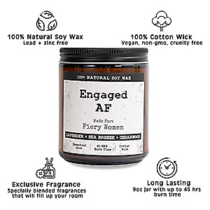 Engagement Gifts for Women - Wedding Candle, Bridal Shower, Bachelorette Party Gift for Bride to Be - Christmas Present for Engaged Couple Fiance, Couples Gift - Hendson Scented Candles