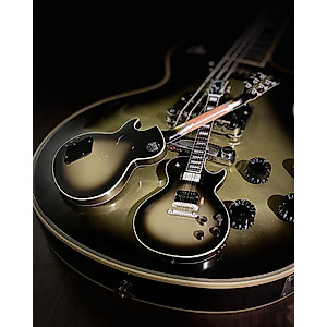 AXE HEAVEN Adam Jones Les Paul Custom Silverburst Mini Guitar 1:4 Scale Replica