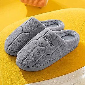 Aniywn Women's Cotton Indoor House Slippers Memory Foam Washable Cotton Non-Slip Bedroom Home Slippers Shoes