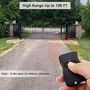 RB741 for Mighty Mule Gate Opener Remote, 318MHZ Gate Remote Control for GTO Gate Openers, 9 Dip FM135 Gate Transmitter for MM371W MM572W etc. Gate Clicker Garage Door Entry Controller (5 Pack)