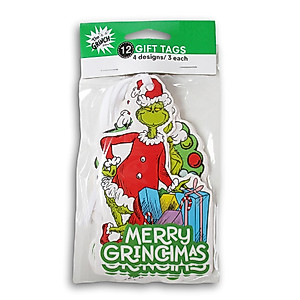 The Grinch Gift Tags - 12 Piece