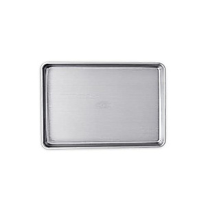 USA Pan Bakeware Half Sheet Pan, Warp Resistant Nonstick Baking Pan, Made in the USA from Aluminized Steel 17 1/4 x12 1/4 x1
