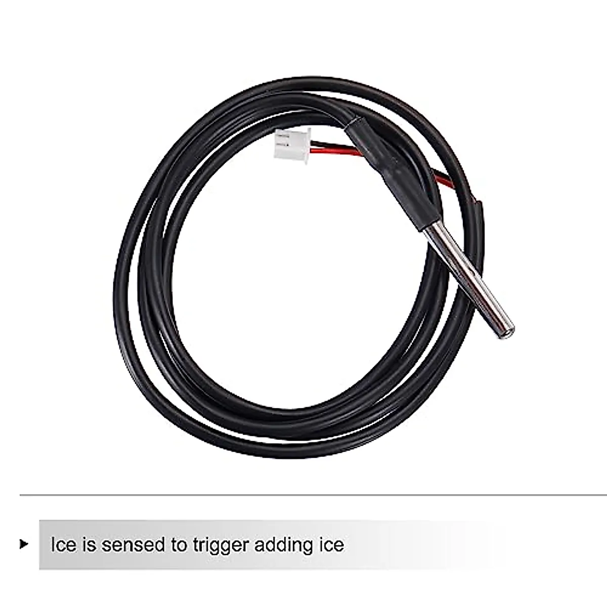 MECCANIXITY Ice Thickness Sensor Line Water Level Sensing Line Evaporation Water Jet Ice Machine Sensor 110cm 10K