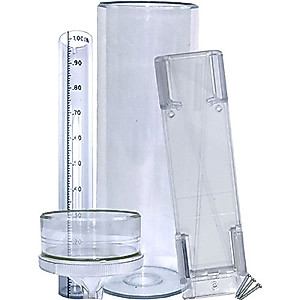 Stratus Precision Rain Gauge with Mounting Bracket (14" All Weather)