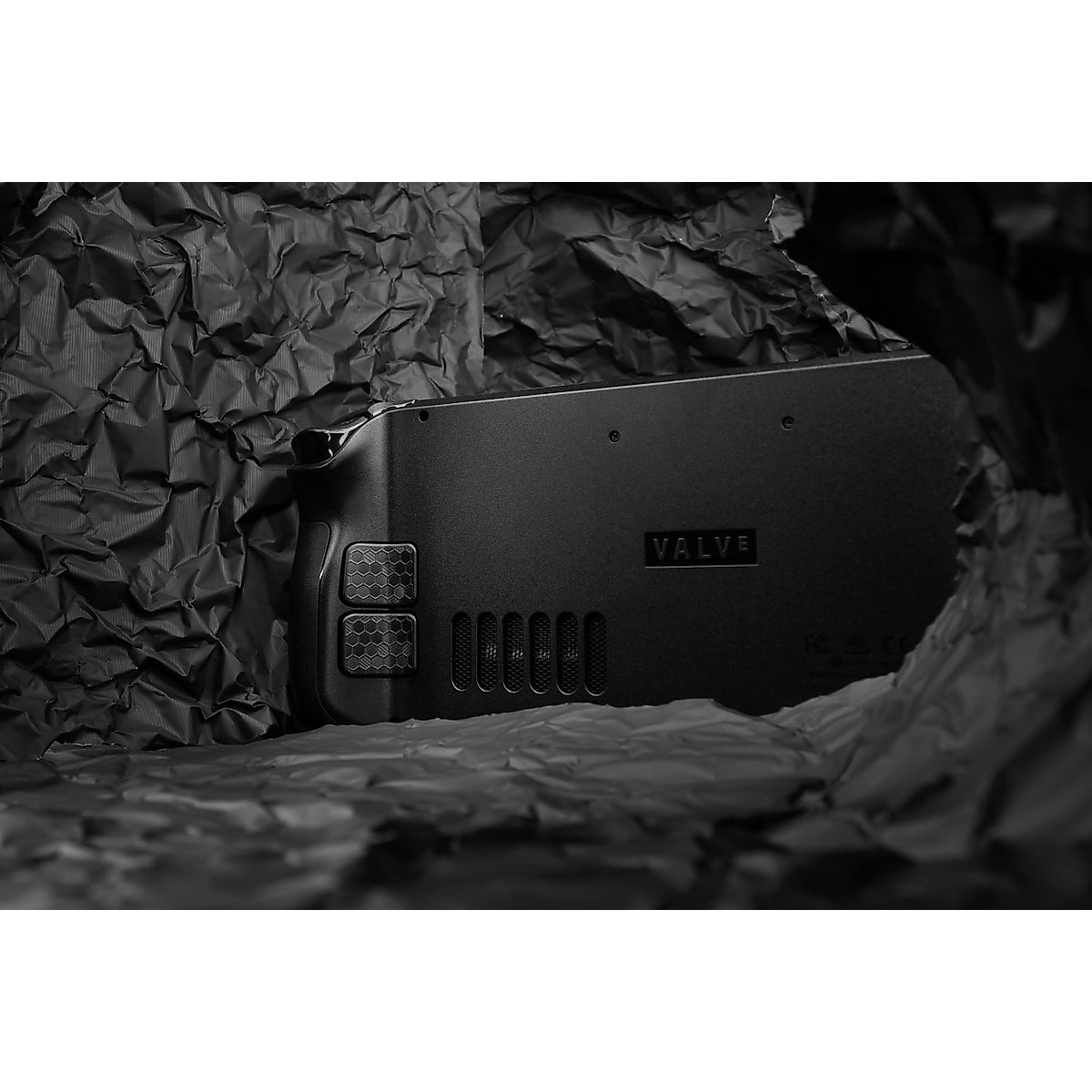 TouchProtect Front & Back Set for Steam Deck - Front trackpads and back button TouchProtect included. (Hex Black)