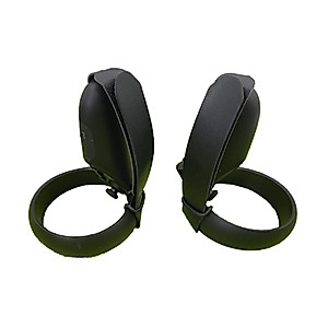 VR Controller Adjustable Knuckle Straps for Oculus Quest/ Oculus Rift S Touch Handle Microfiber Cloth Grips (1 Pair)