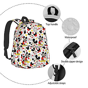 Raoirlw Computer Backpack Cartoon 17 Inch Laptop Backpack Travel Backpack