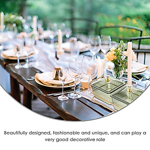 BESTonZON 1 Set Divided Fruit Bowl Food Storage Containers with Lids Compartments Veggie Trays Snack Platter Candy Serving Plate for Home Living Room