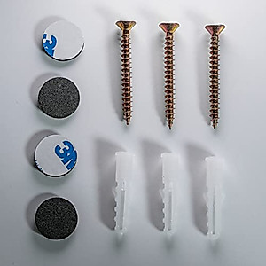 EDGE LINE White Bamboo Ziplock 6 Slot Storage Organizer - Food Storage Bags Organizer with 3 Doors - Kitchen Plastic Bags Storage - Gallon, Quart, Sandwich, Snack, Plastic Wrap, and Aluminum Foil