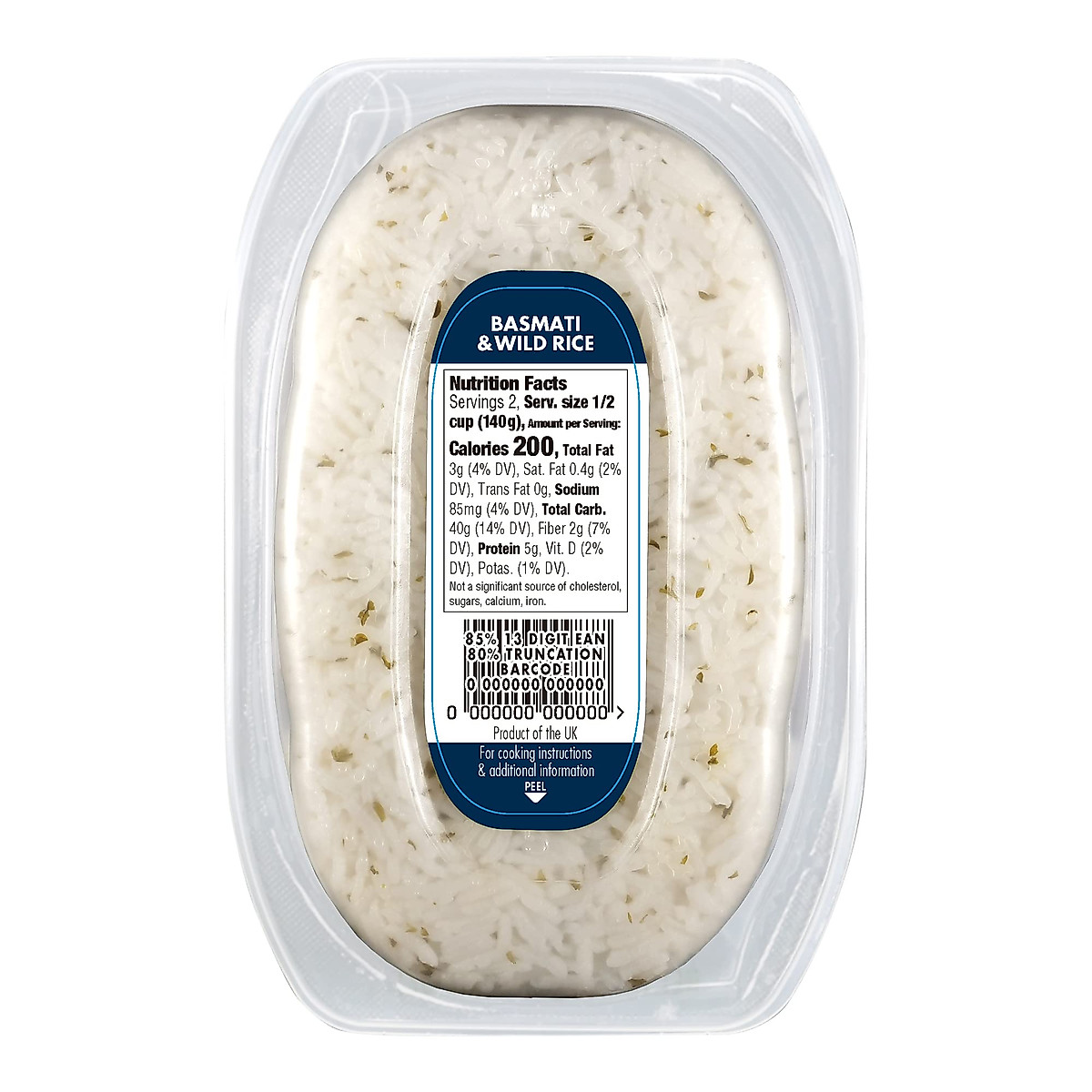 Veetee Basmati and Wild Rice - 2 Minute Rice Microwavable Meals - Instant Rice Meals Ready to Eat Gluten Free Precooked Rice - 10.6oz, Pack Of 6