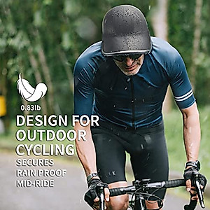 FROFILE Bike Helmets for Adults - (Medium, Black) Urban Scooter Bicycle Helmet for Men Women