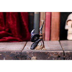 Nemesis Now Familiars Broom 11.5cm, Black