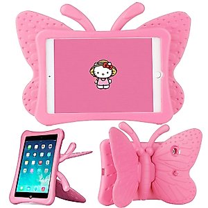 Xboun Butterfly Series EVA Shock Proof Protective Case for iPad Mini (Pink)